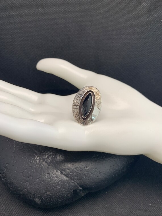 Native American Ring: Sterling silver, with hallmark … - Gem