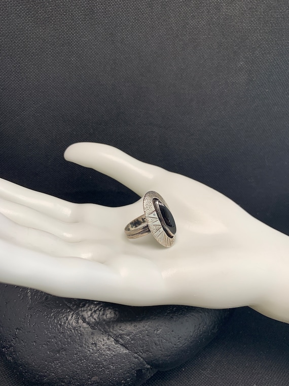 Native American Ring: Sterling silver, with hallmark … - Gem