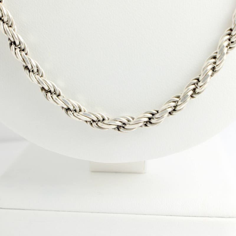Silver Rope Chain - Etsy