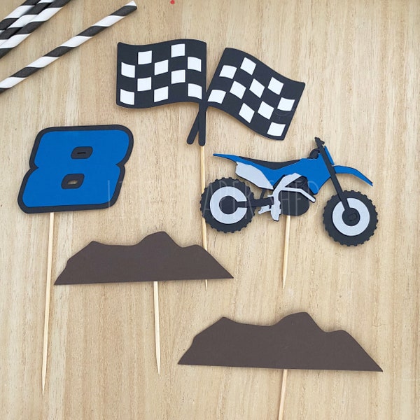Motocross Cake Topper - Etsy Australia