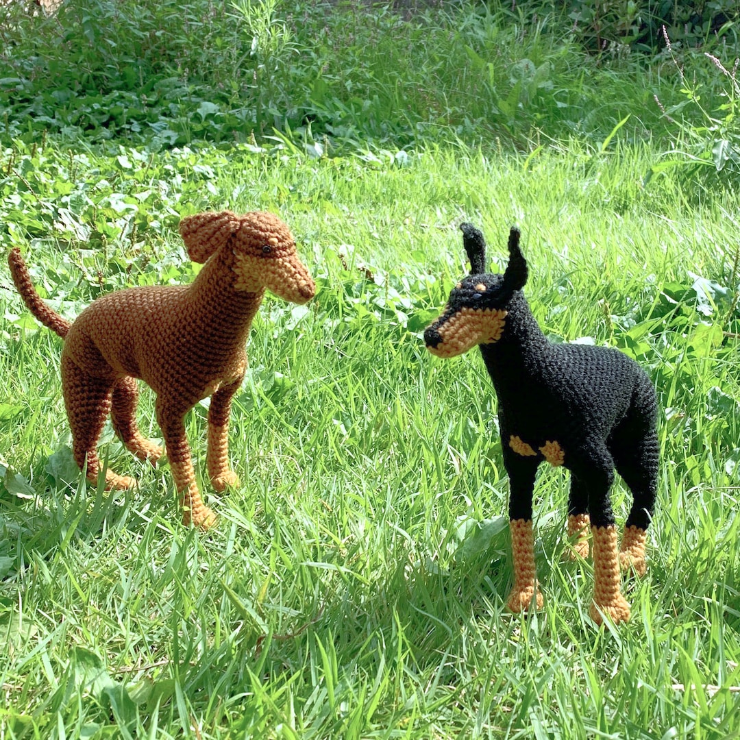 Doberman Amigurumi Pattern / Seamless, Realistic Crochet Dog Pattern ...