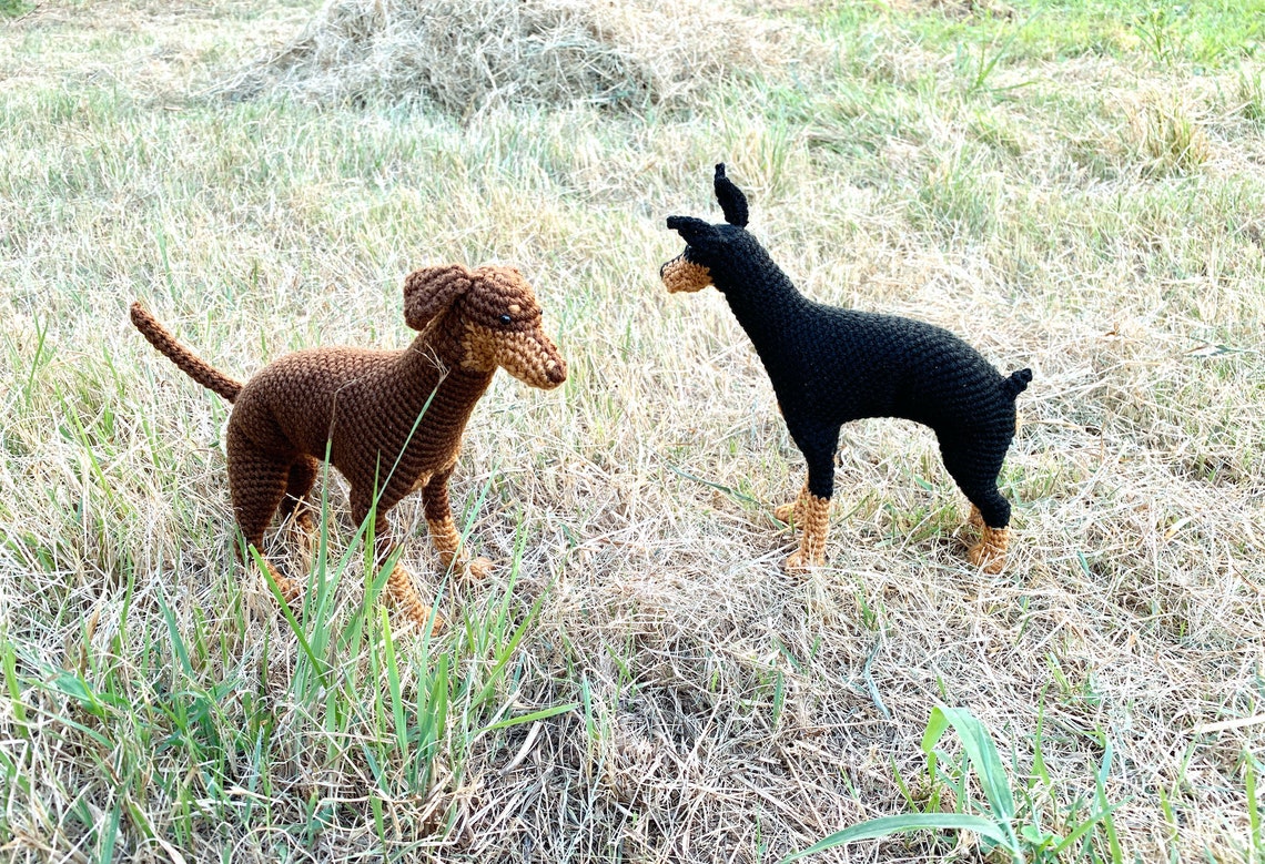 Doberman Amigurumi Pattern / Seamless Realistic Crochet Dog - Etsy