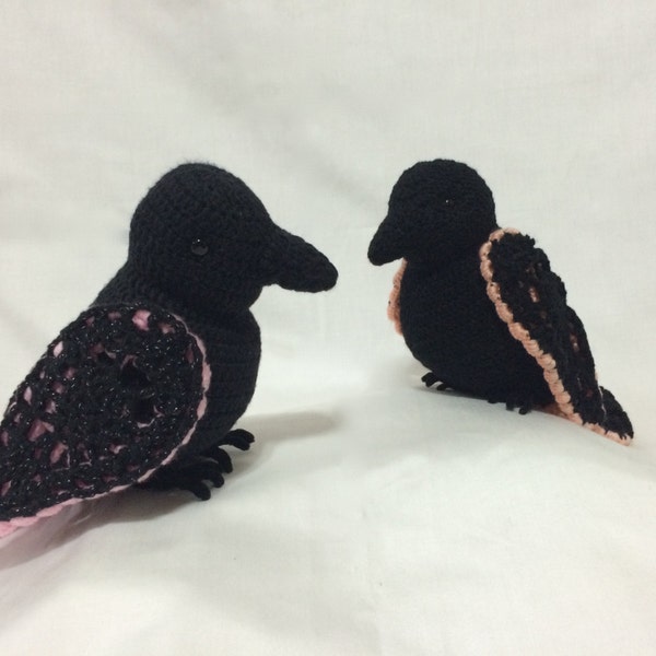 Crochet Crow Pattern - Etsy