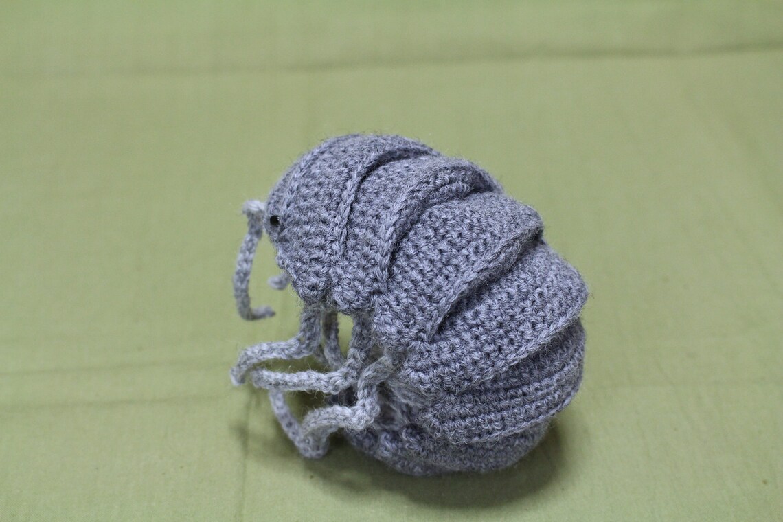 Isopod Amigurumi Pattern Roly Poly Pill Bug Crochet - Etsy