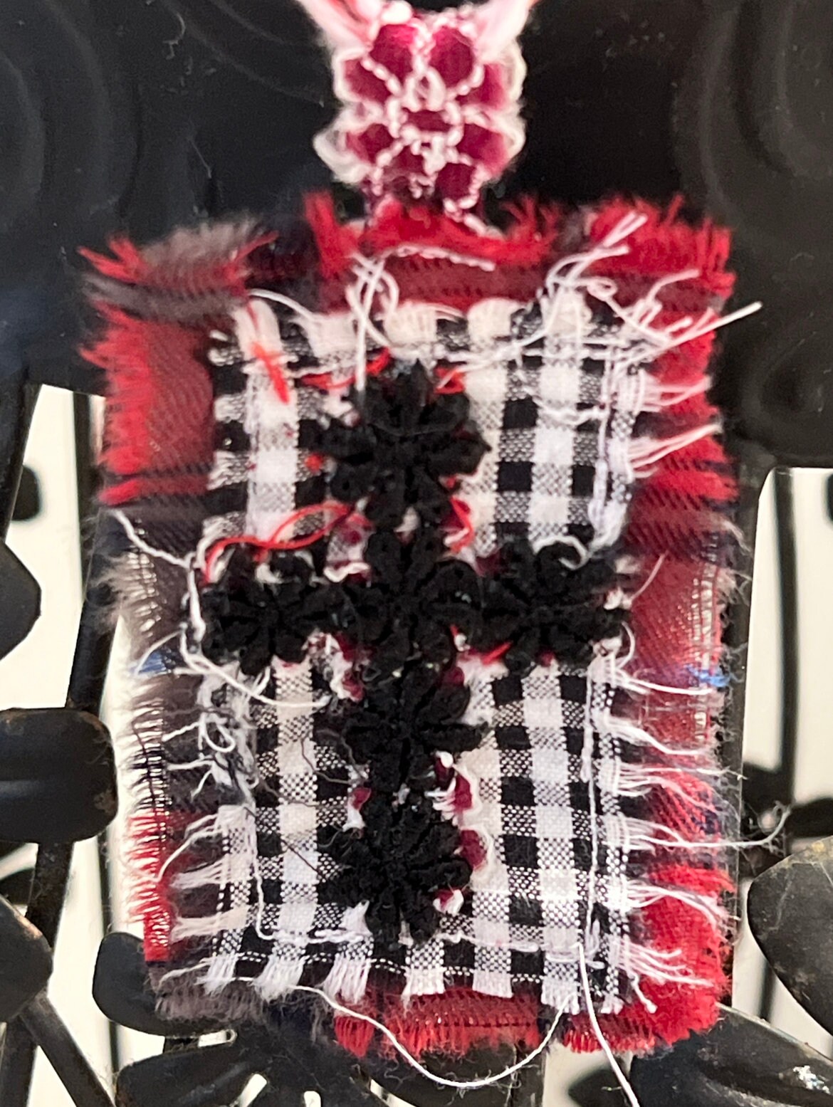 Cross Swatch Necklace - Etsy