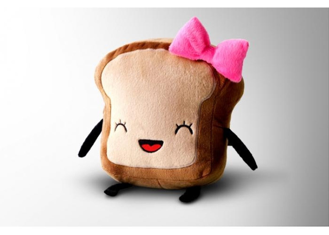Mrs. Little Bread Slice Cute Plush Toy Kawaii Plushie - Etsy