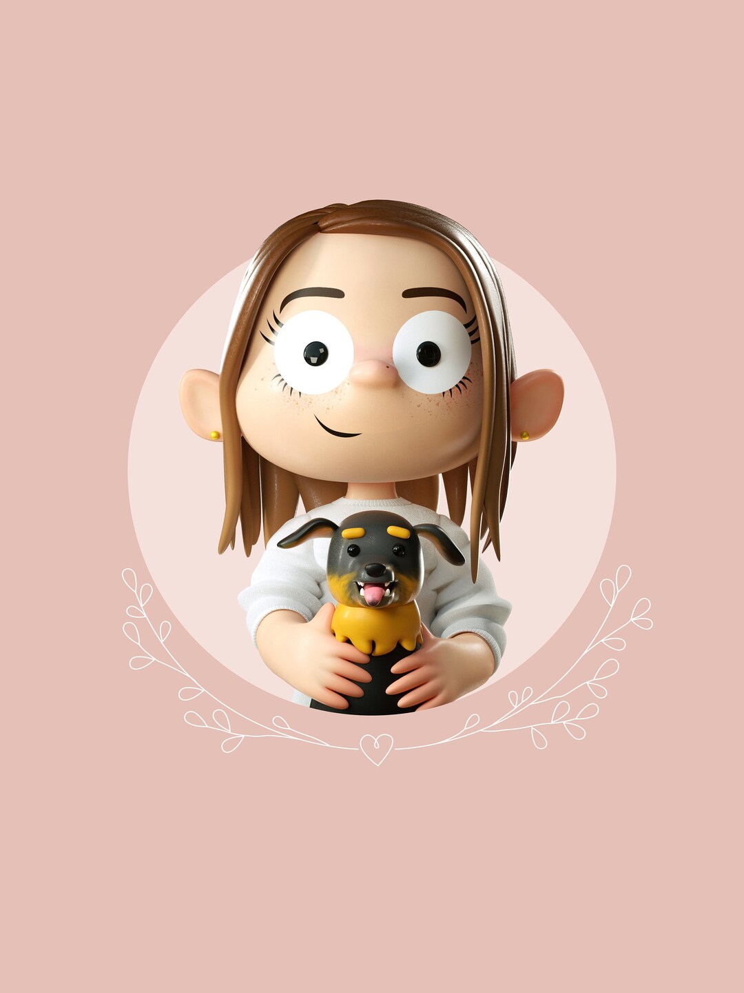 Social Media Avatar, Personal Portrait, Personal Custom Portrait ...