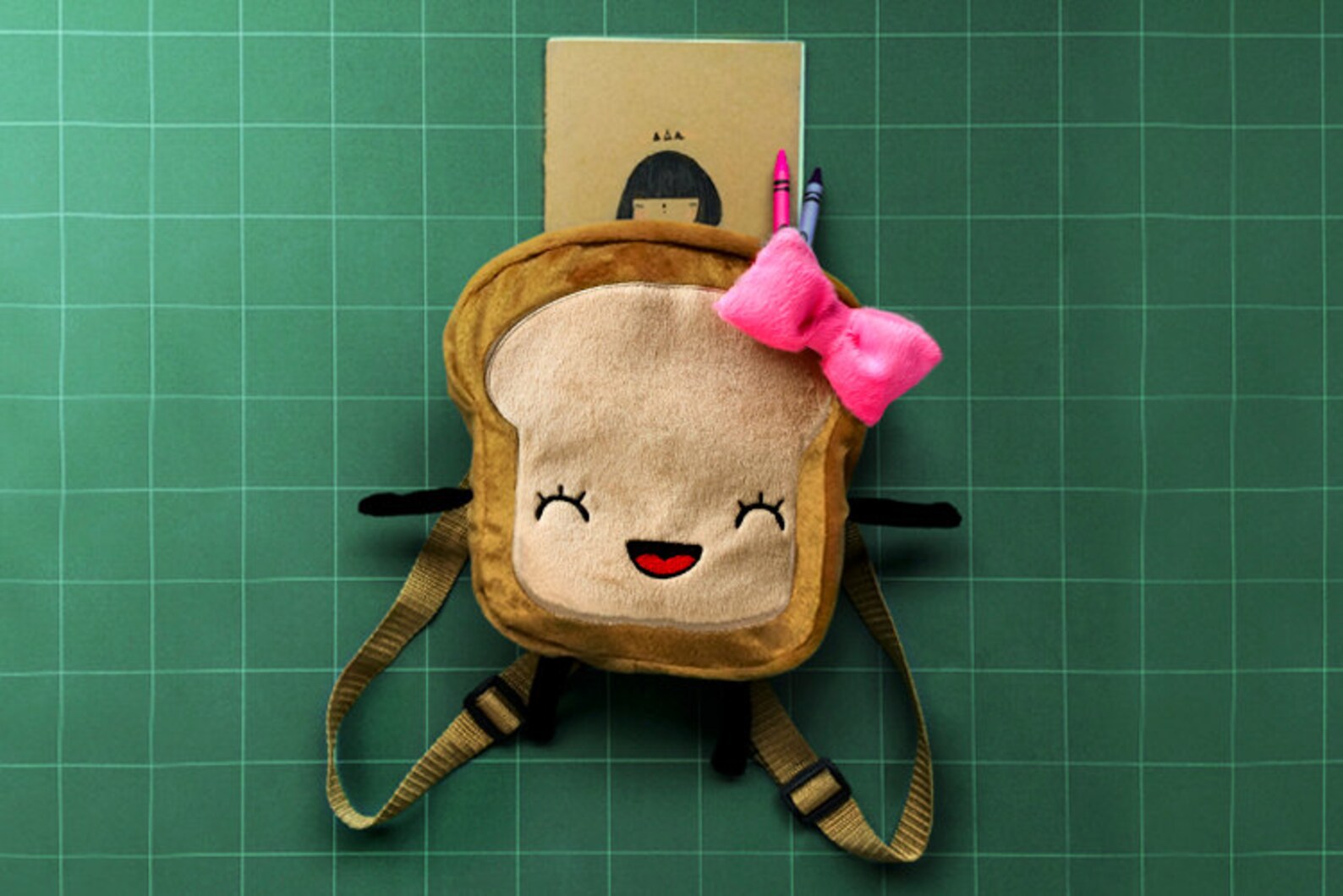 Mrs. Little Bread Slice BACKPACK - Etsy España