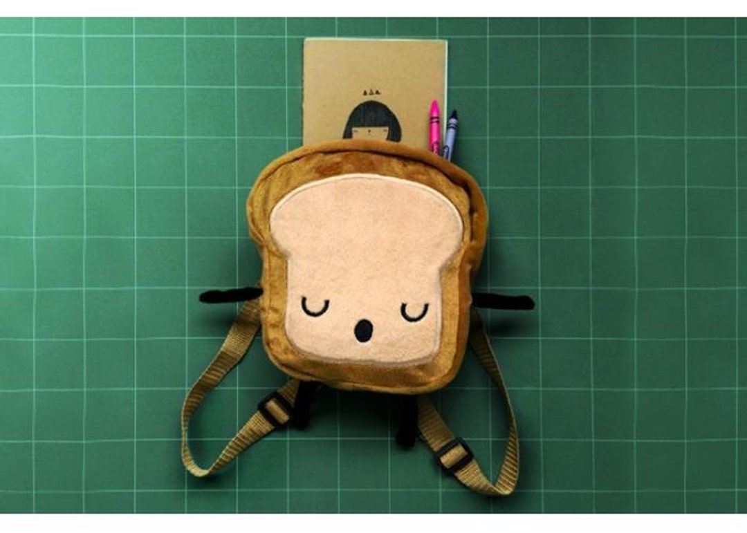 Mini Backpack,back to School Fabric Backpack, Mrs Bread Slice Kawaii ...