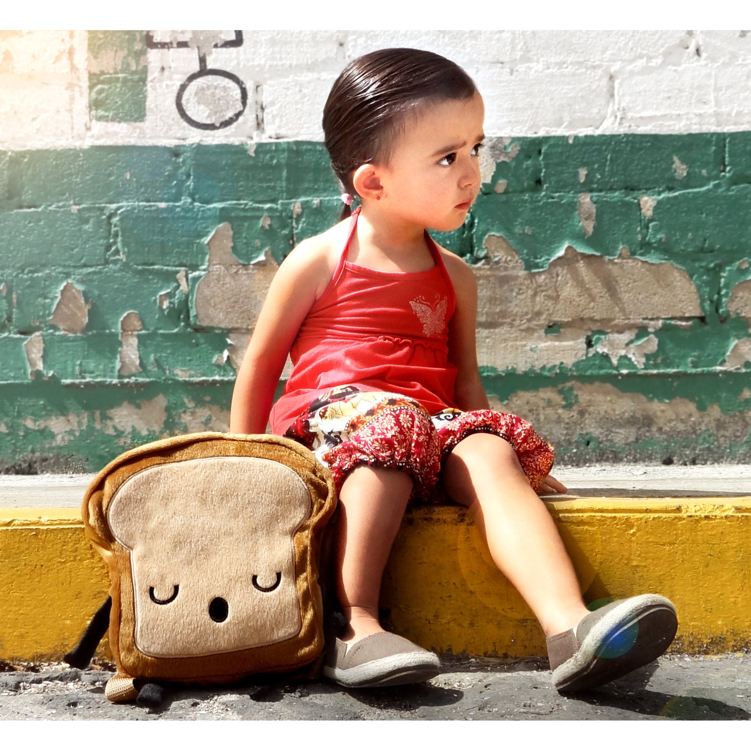 Mrs. Little Bread Slice BACKPACK - Etsy España