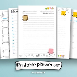 Printable Daily Note/planner Set - Etsy