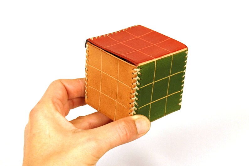 Rubik's Leather Box Ruby Cube Rubik's Cube Cover - Etsy Ireland