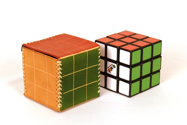 Rubik's leather box Ruby cube Rubik's cube cover | Etsy