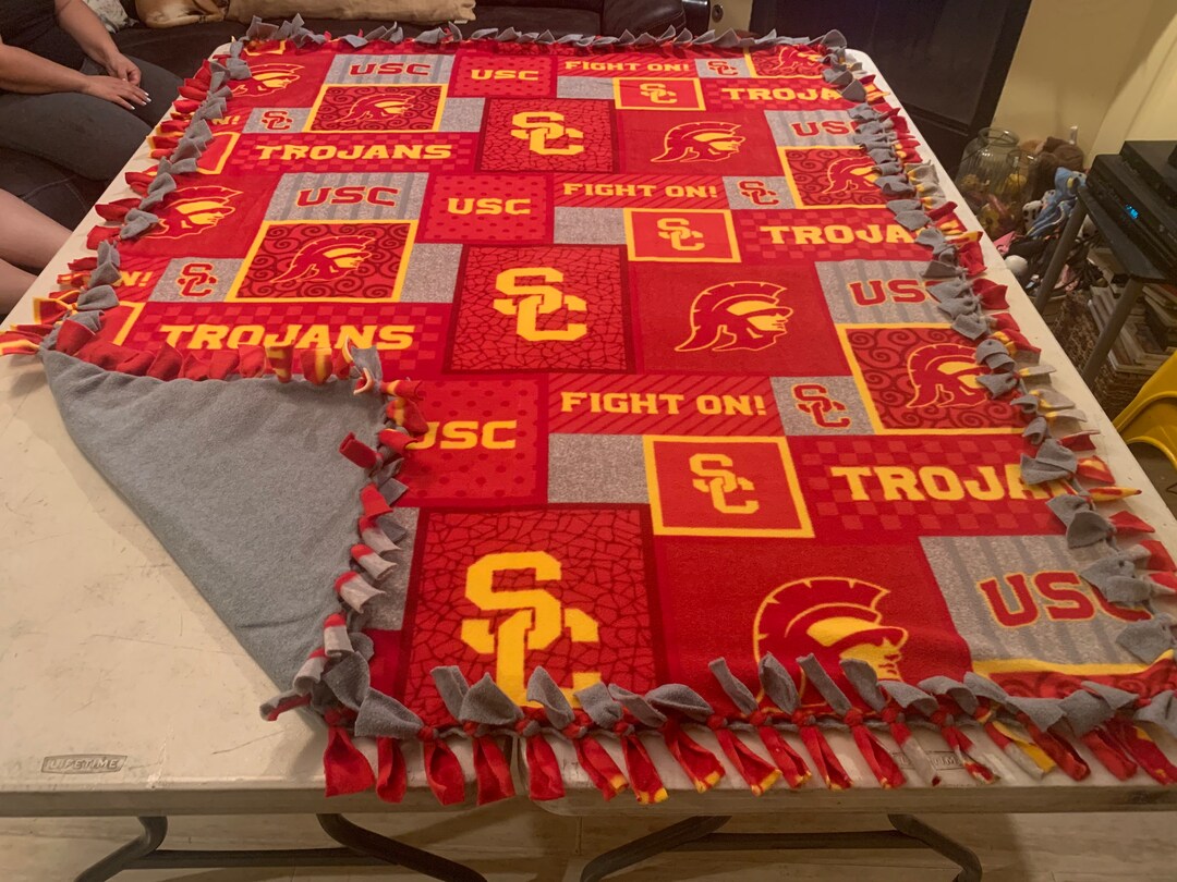 Beautiful, Bright USC Fleece Blankets - Etsy Australia