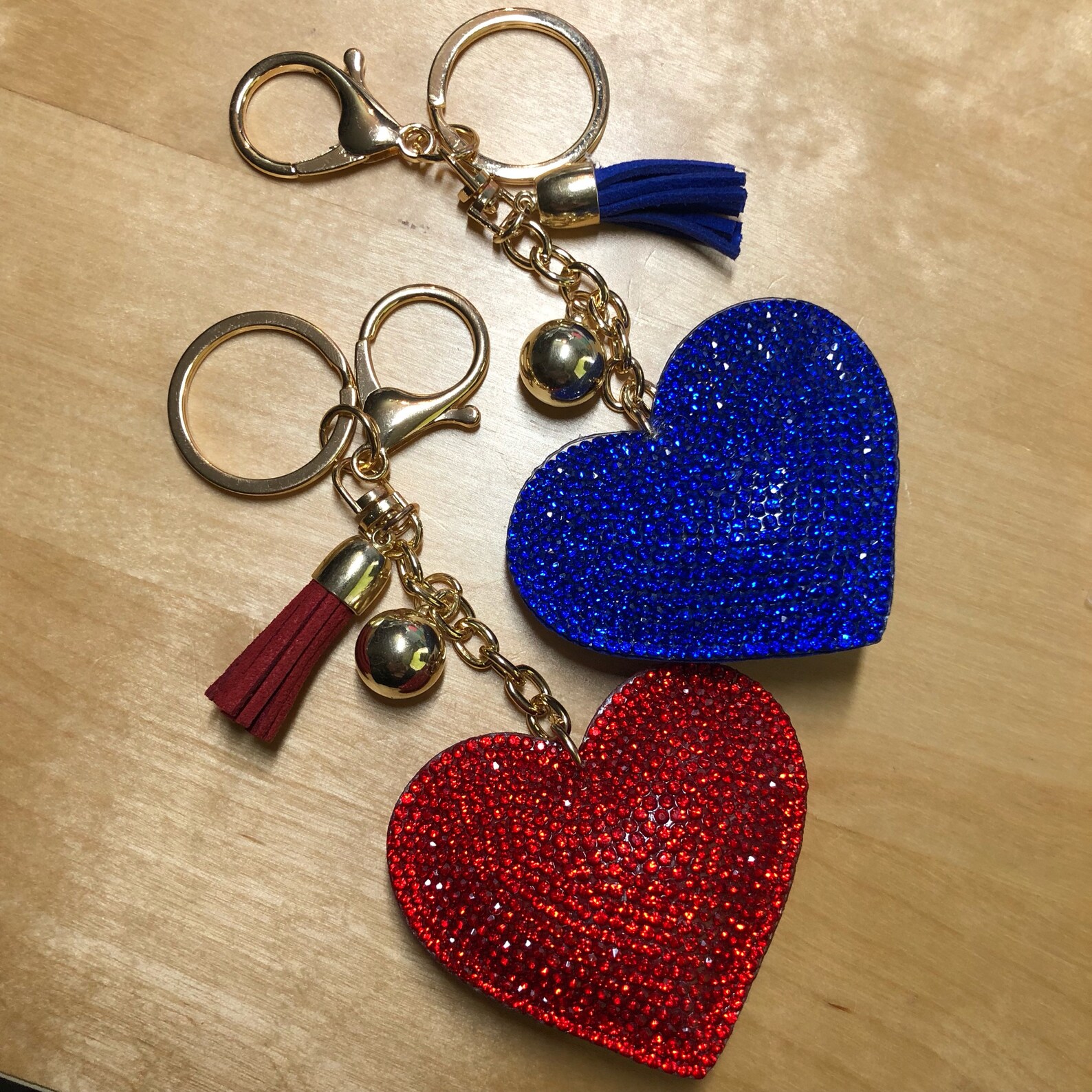 Bling Crystal Heart Keychains. Disney Cruise Line Inspired. - Etsy