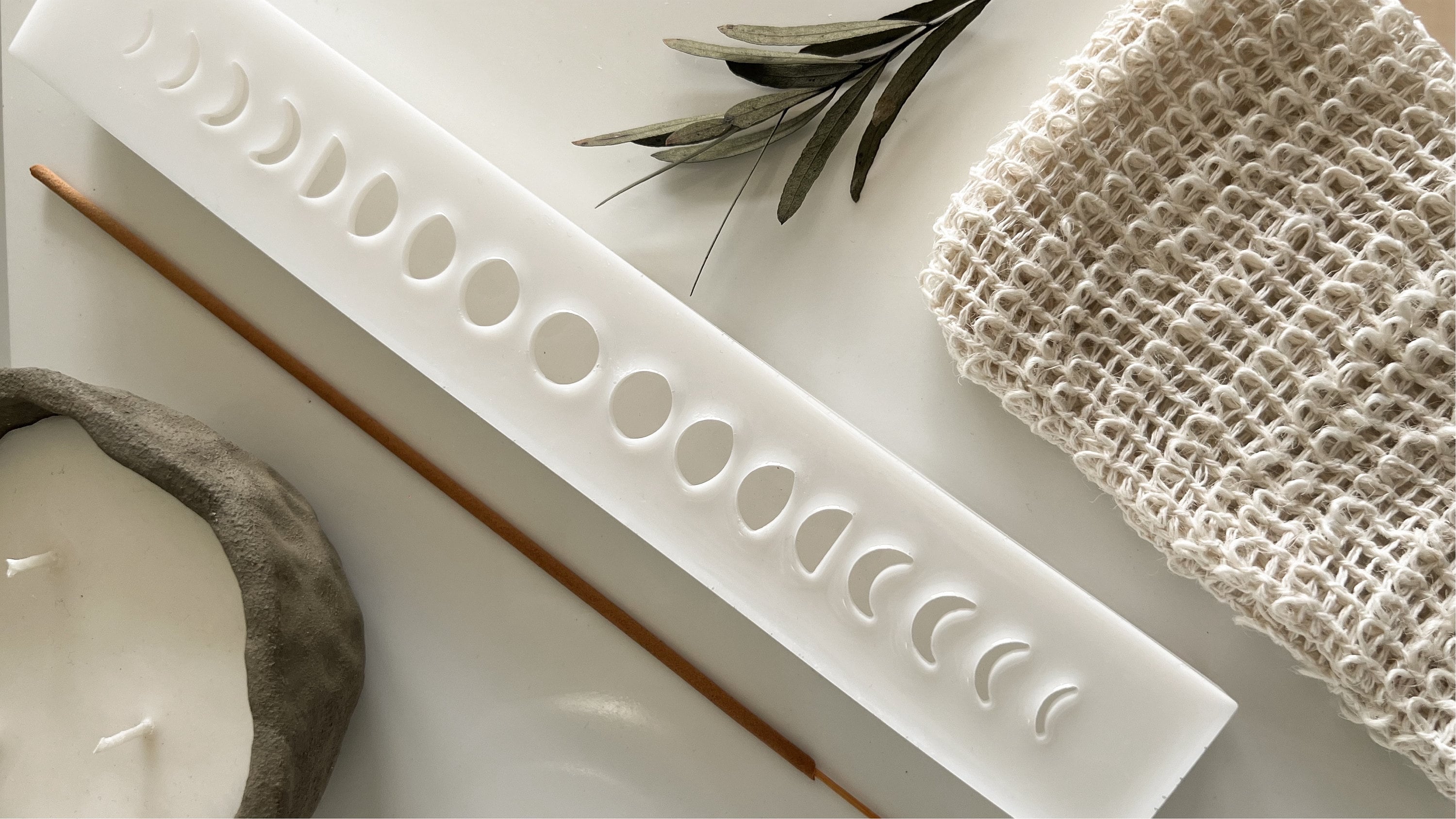 Handmade Phases of the Moon Storage Box, Lunar Moon, Incense Storage ...