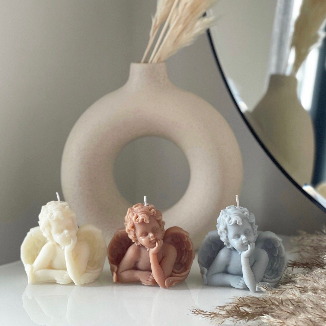 Cherub Angel Candles, Scented, Soy Wax, Angels, Home Decor, Angel Decor ...