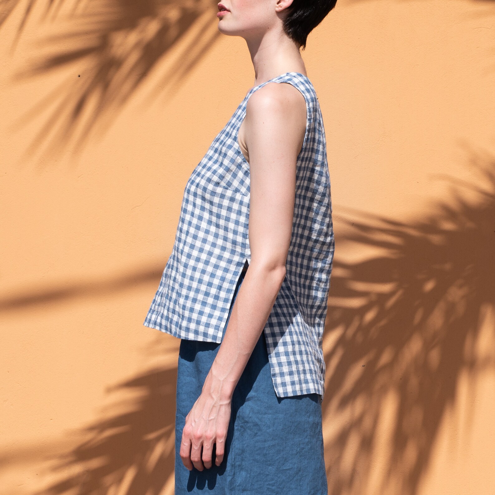 Linen Tank Top MALMO in Light Weight Linen - Etsy