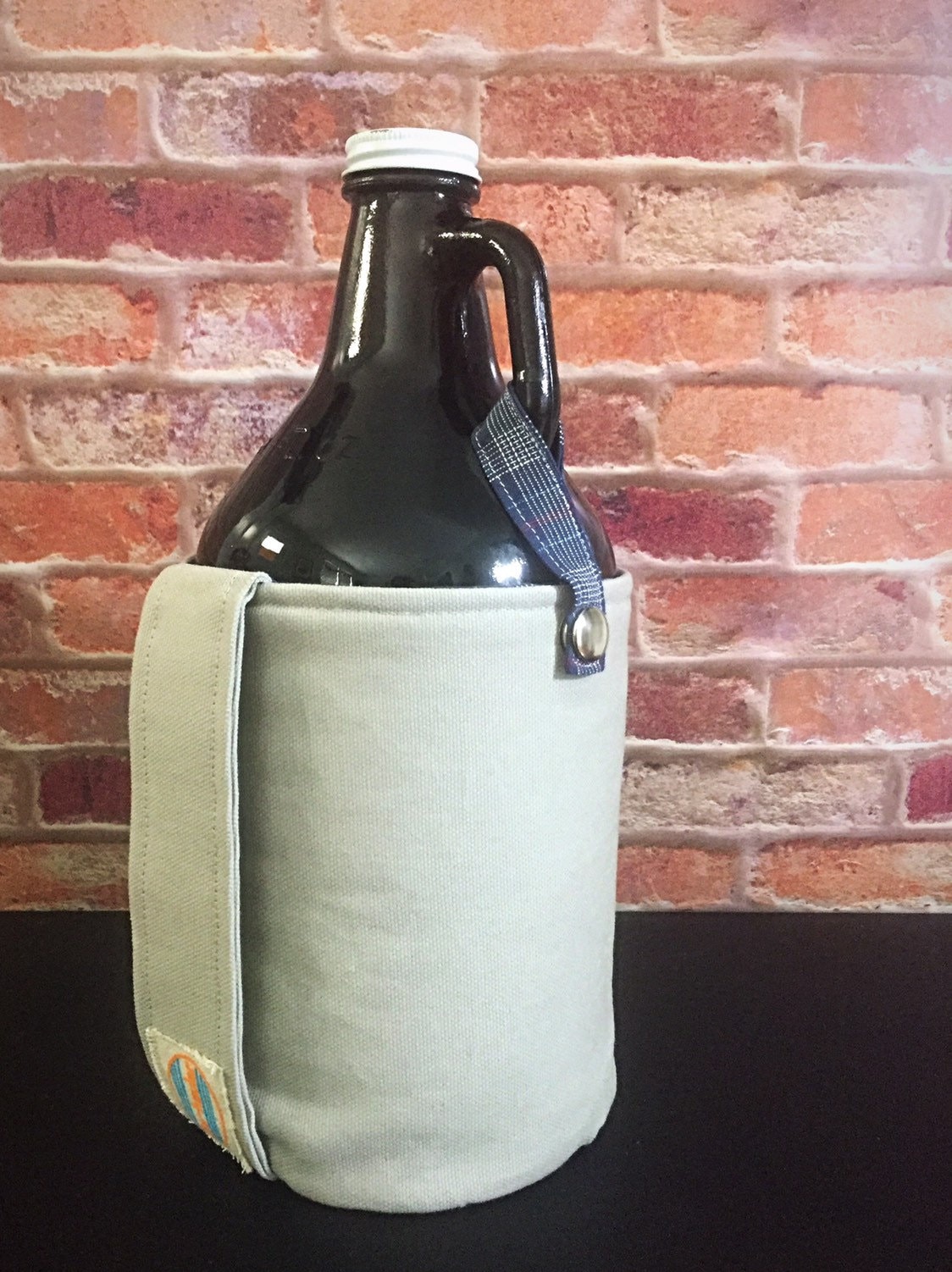 Custom Craft Beer Growler Carrier Bag 64oz With Short Handle, Choose ...