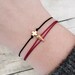 Gold Triangle Friendship Bracelet Tiny Triangle Cord - Etsy