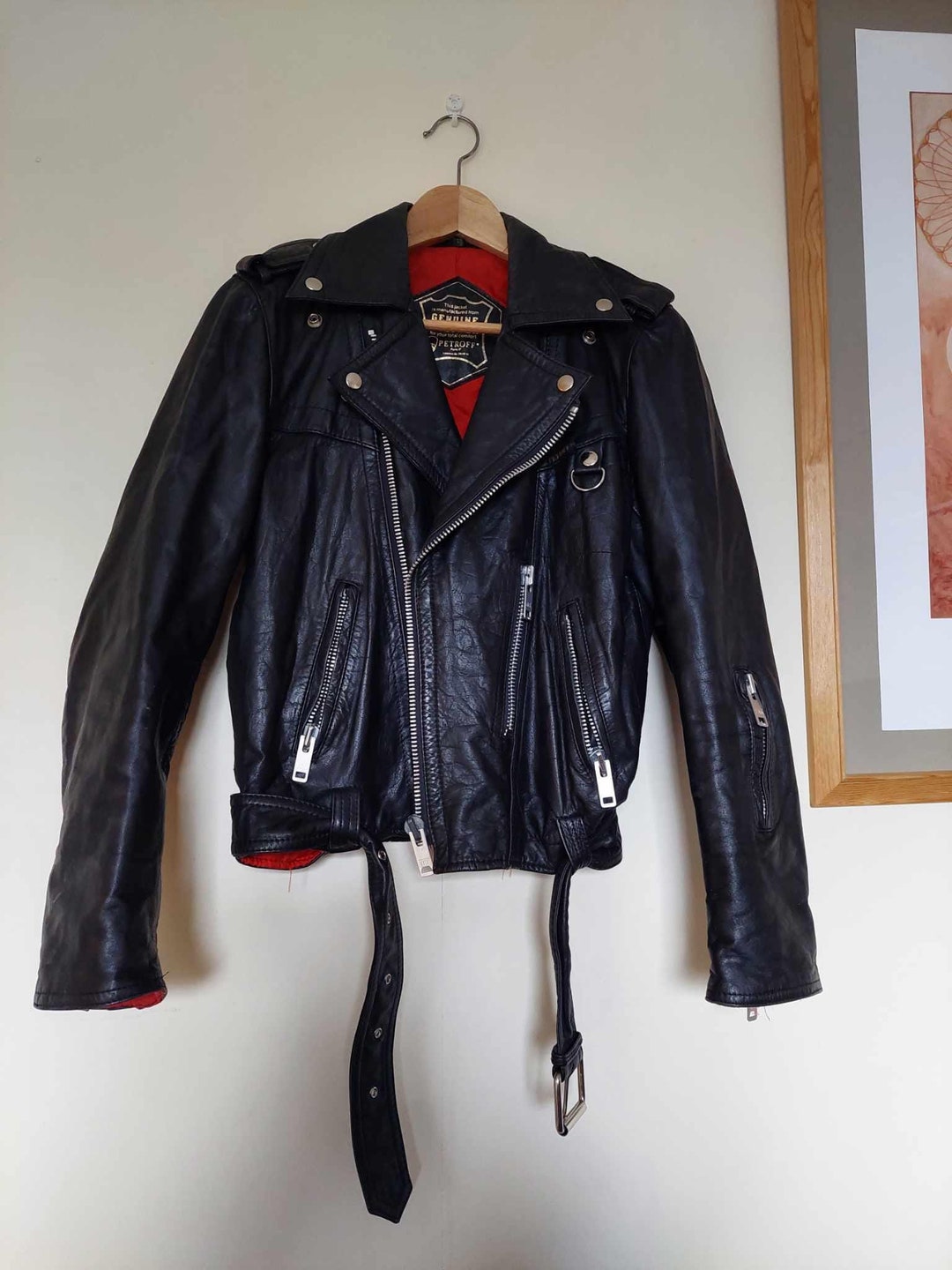 REAL PETROFF !!! Vintage 70s 80s Scandinavian Leather Motorcycle Biker ...