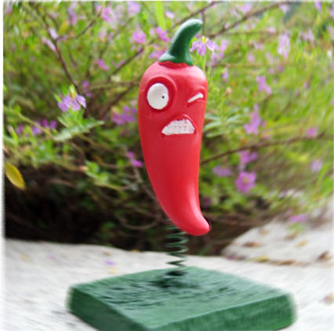 Polymer Clay Plants Vs Zombies Doll Jalapeno Figure Pvz Toy Etsy