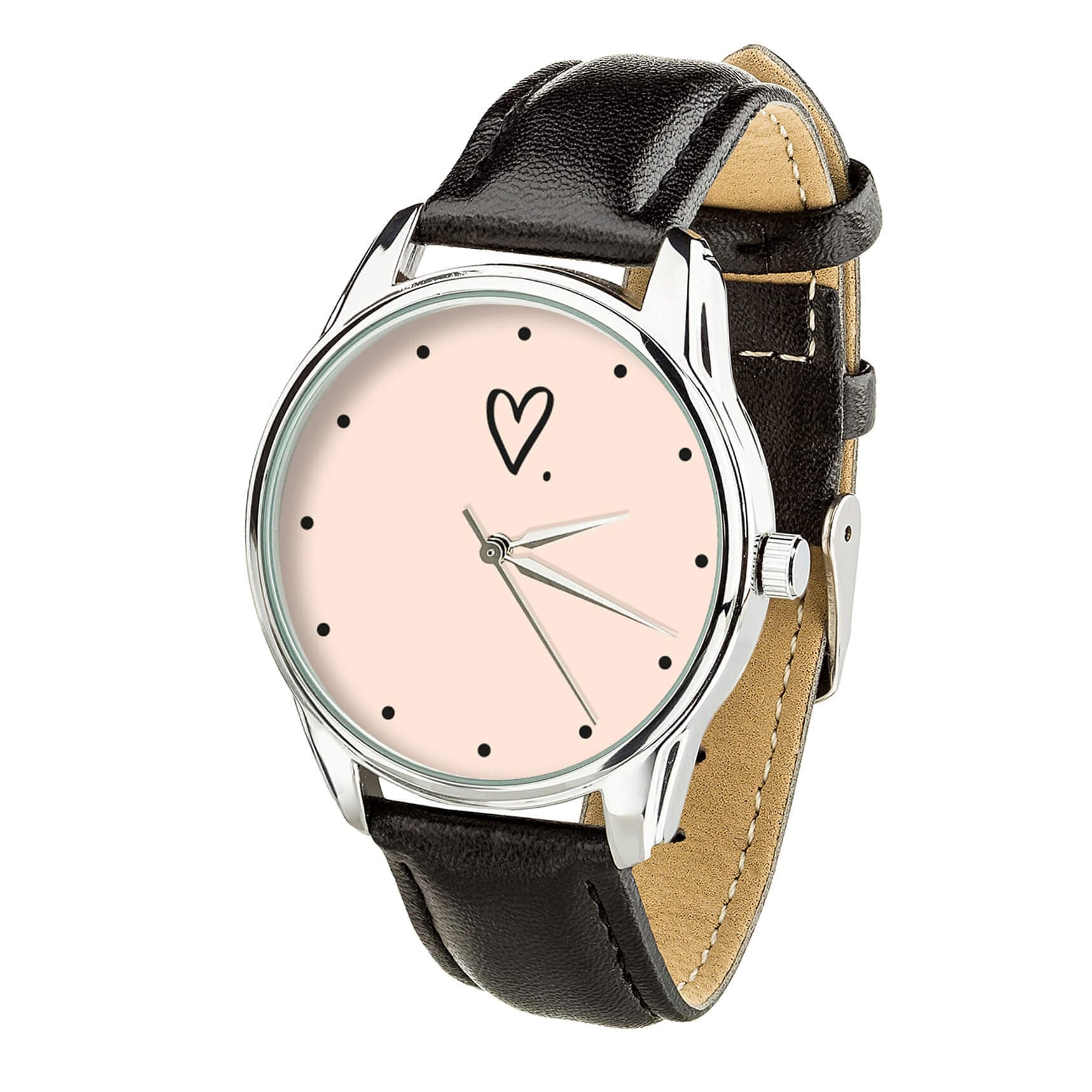 Reloj rosa para mujer con corazón Ziz reloj de pulsera reloj de pulsera ...