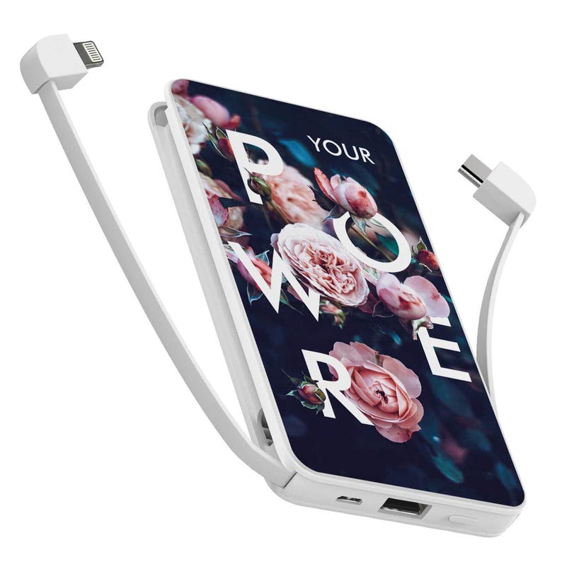 Christmas Gift Power Bank With Custom Design. Personalized Gift for Her ...
