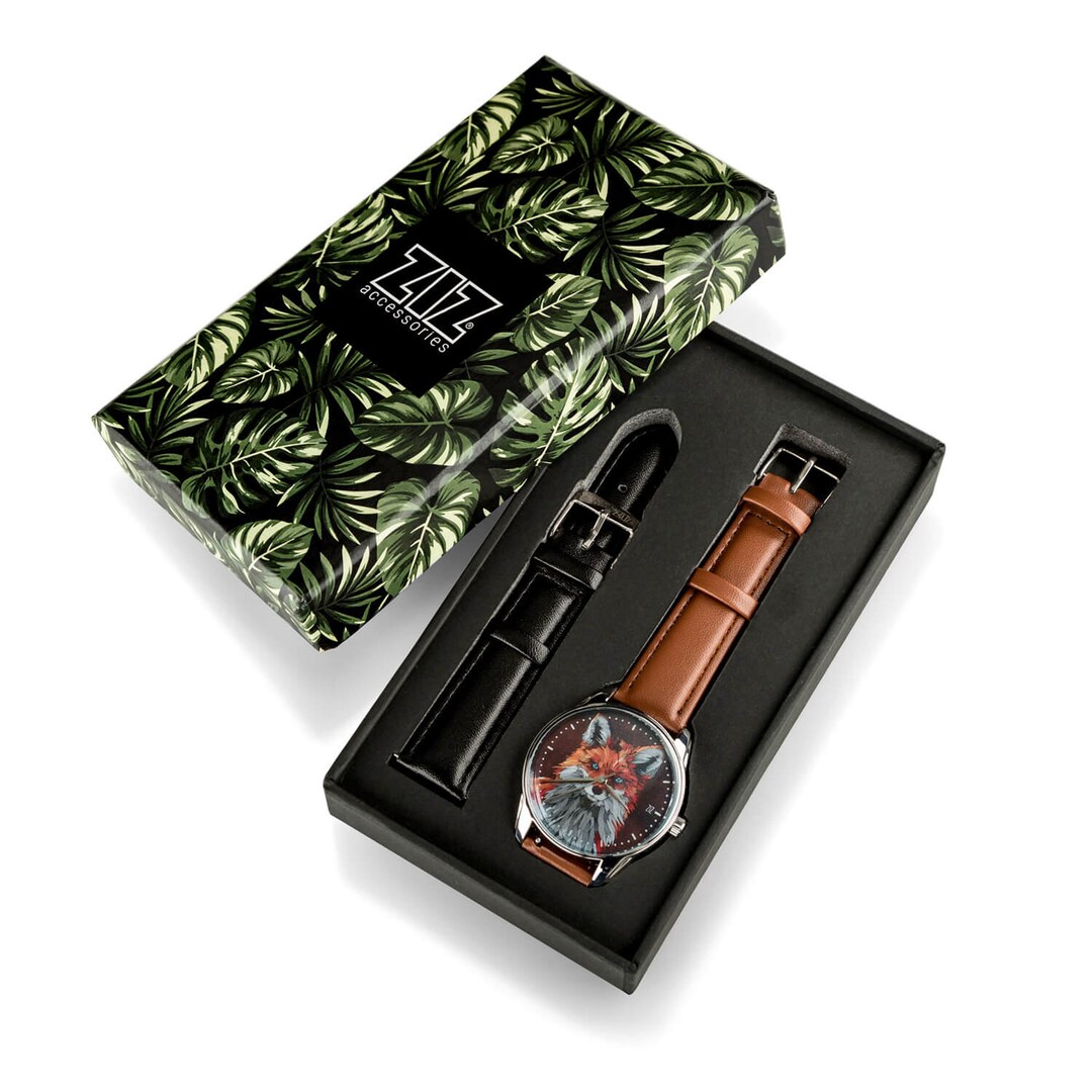 Fox Jewelry Watch. Wrist Watch Red Fox. Women Wrist Watch. Fox Lover ...