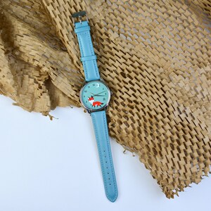 Red Fox Wrist Watch - Watch ZIZ Fox - Fox Lover Gift - Red Fox Watch ...