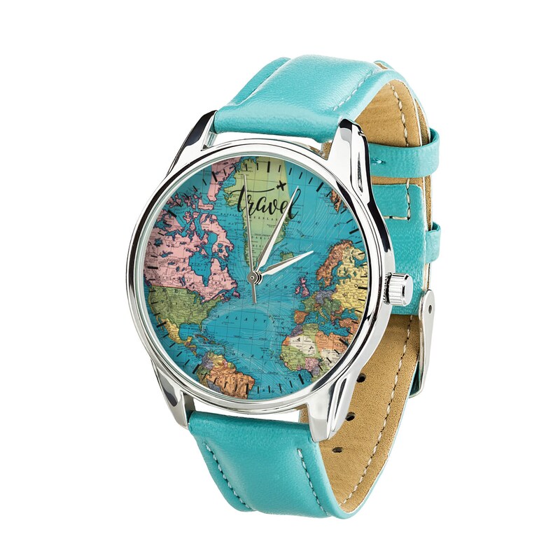World Map Watch - Etsy