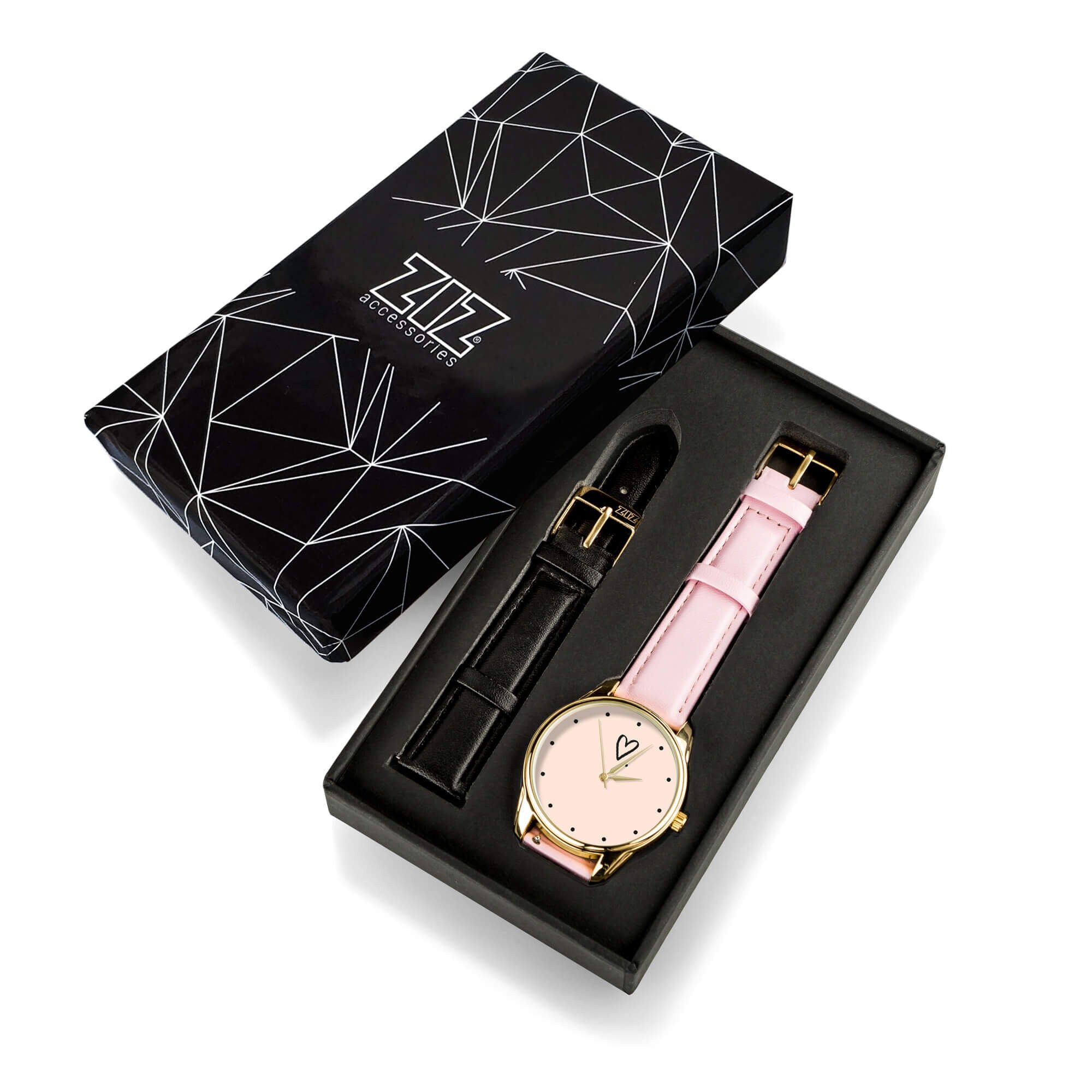 Ladies Wrist Watch With Heart. ZIZ Personalized Watch. Minimal Handmade ...