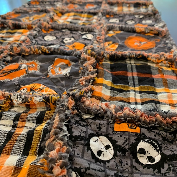 Primitive Rag Quilt - Etsy