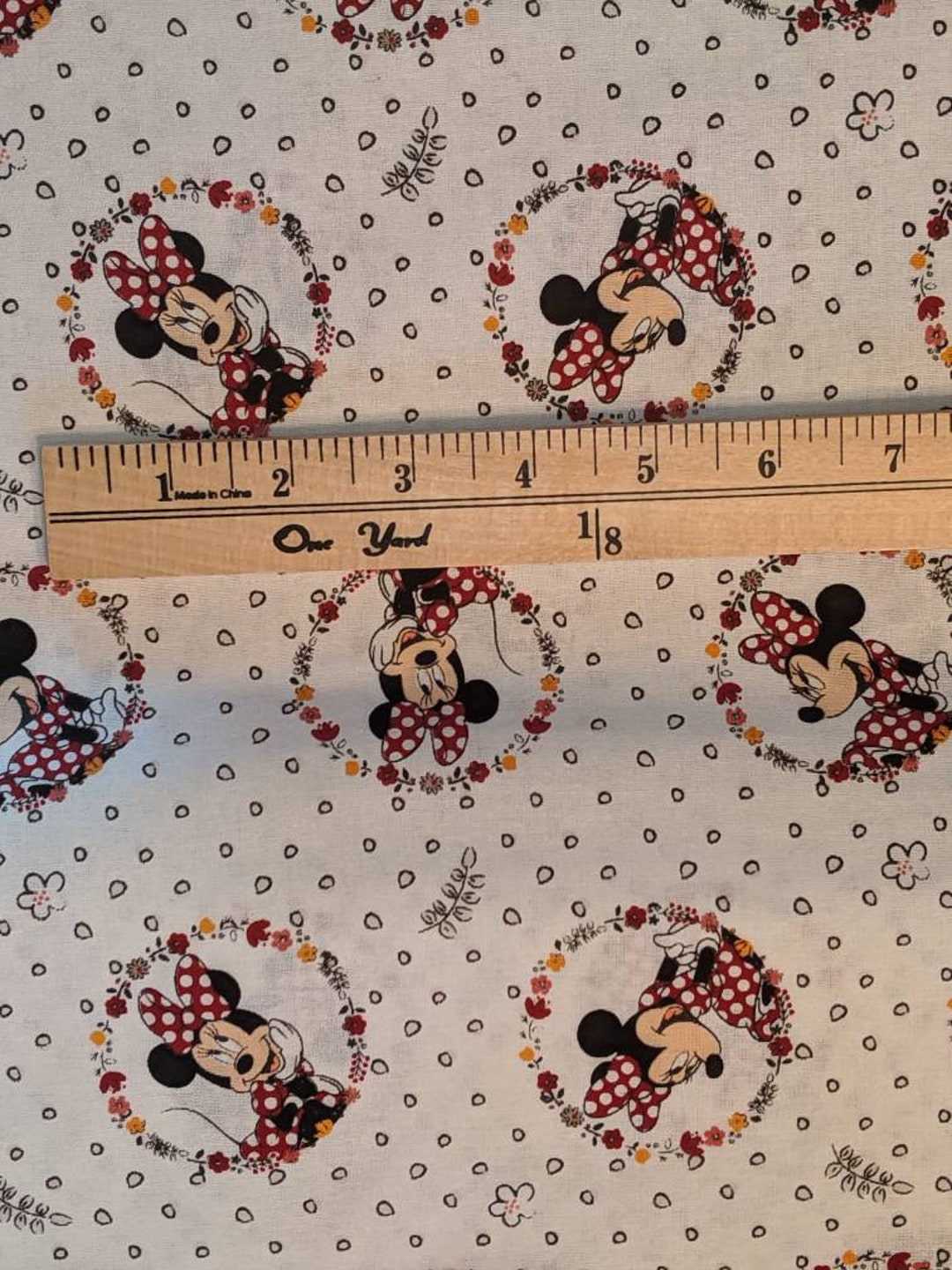 Minnie Mouse Fabric - Etsy