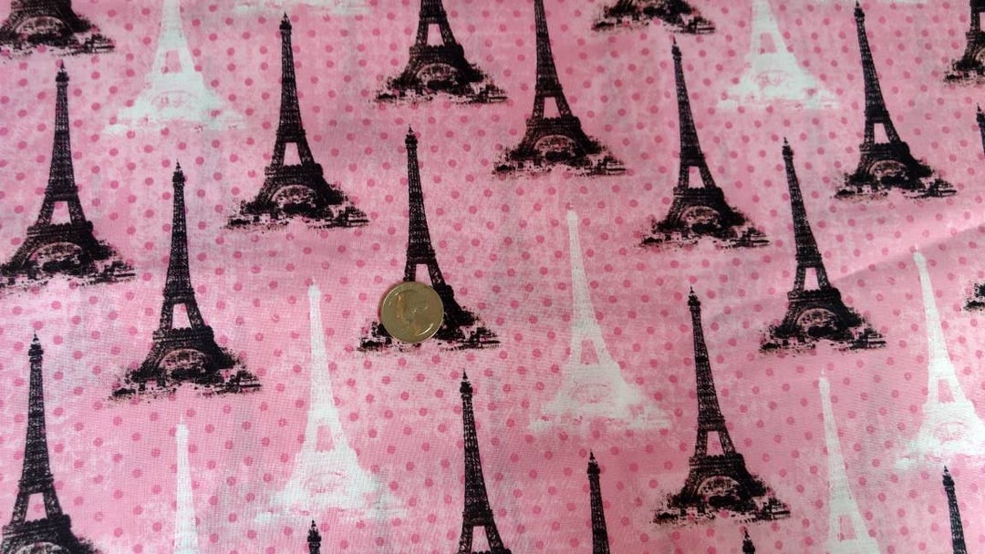 Eiffel Tower Fabric - Etsy