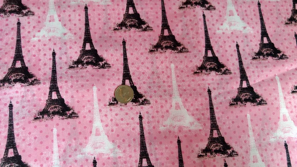 Eiffel Tower Fabric - Etsy
