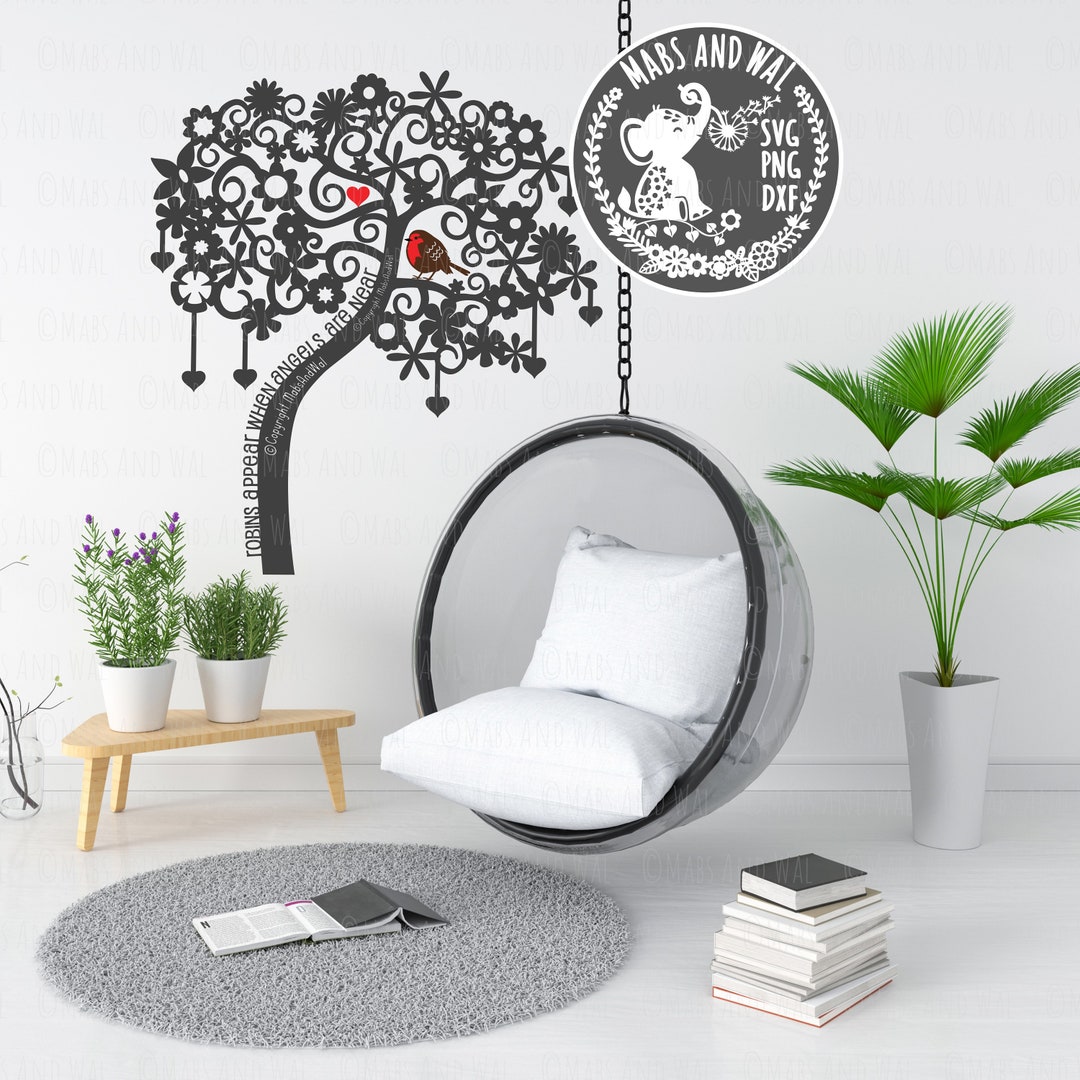 Robins Appear SVG PNG DXF Digital Cutting File/lost Loved Ones/robin ...