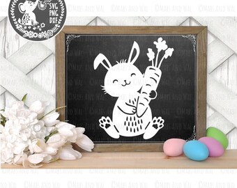 Easter Bunny SVG PNG DXF Digital Cutting File/easter | Etsy