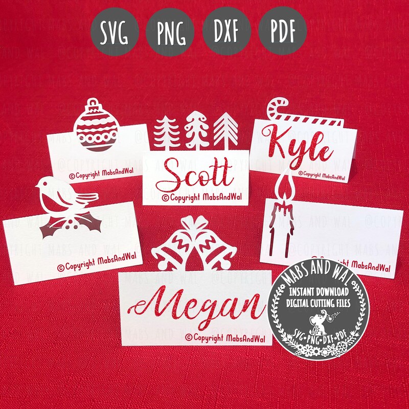 Winter Place Cards - Etsy