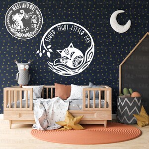 Fox Sleep Tight SVG PNG DXF Digital Cutting File/folk Style Fox ...