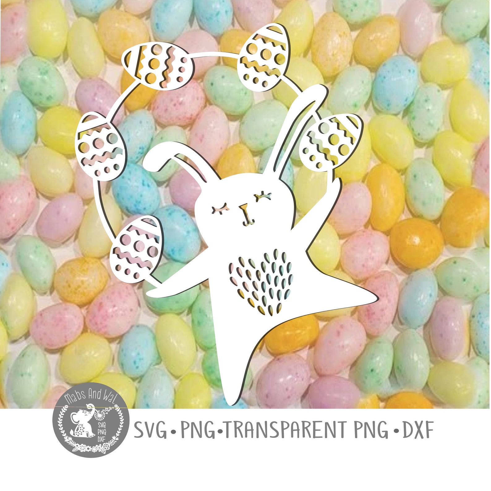 Rabbit Juggling SVG PNG DXF Digital Cutting File/rabbit | Etsy