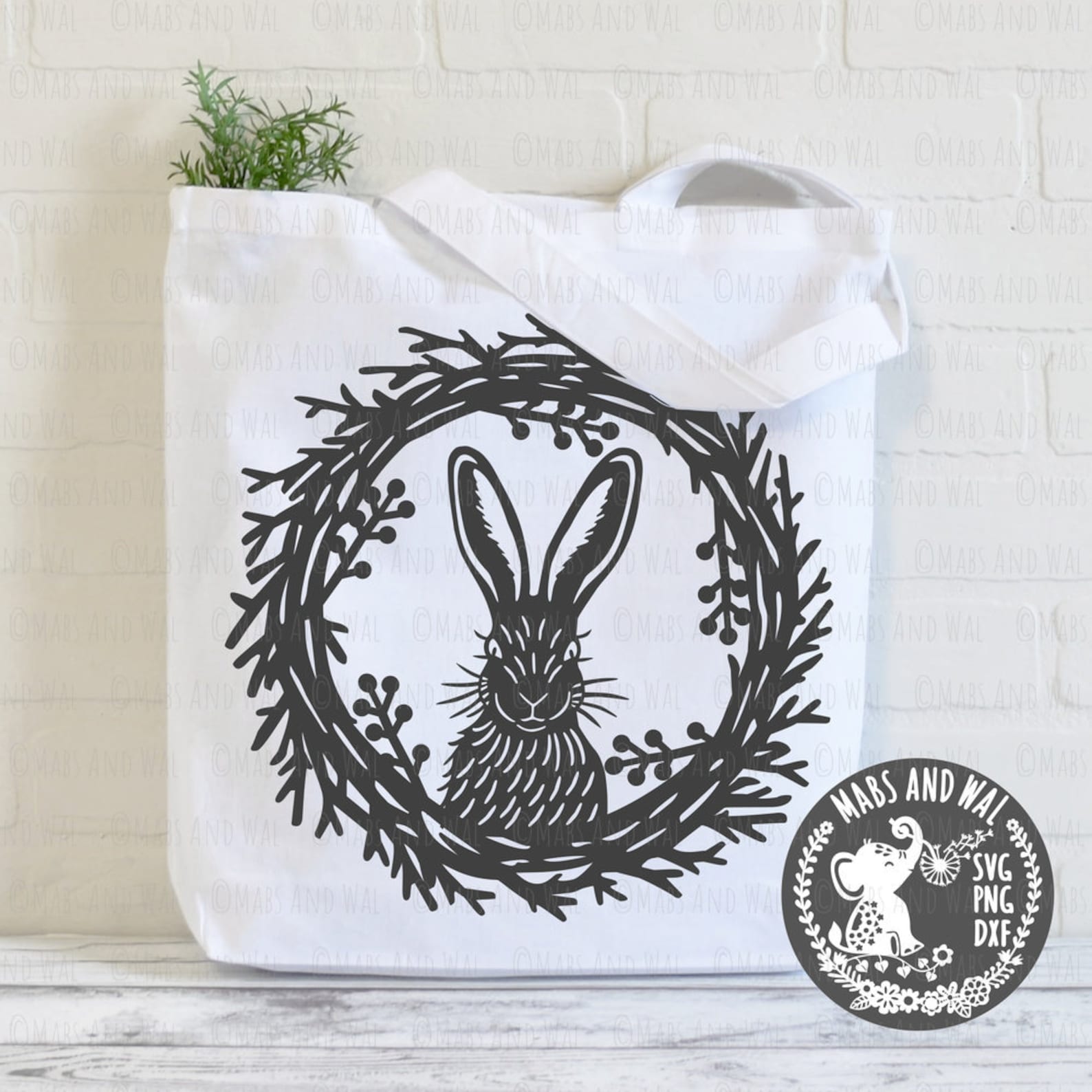 Hare Wreath SVG PNG DXF Digital Cutting File/hare Svg/march - Etsy