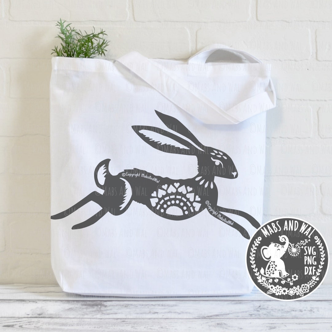 Hare Folk Style SVG PNG DXF Digital Cutting File/march Hare Svg ...