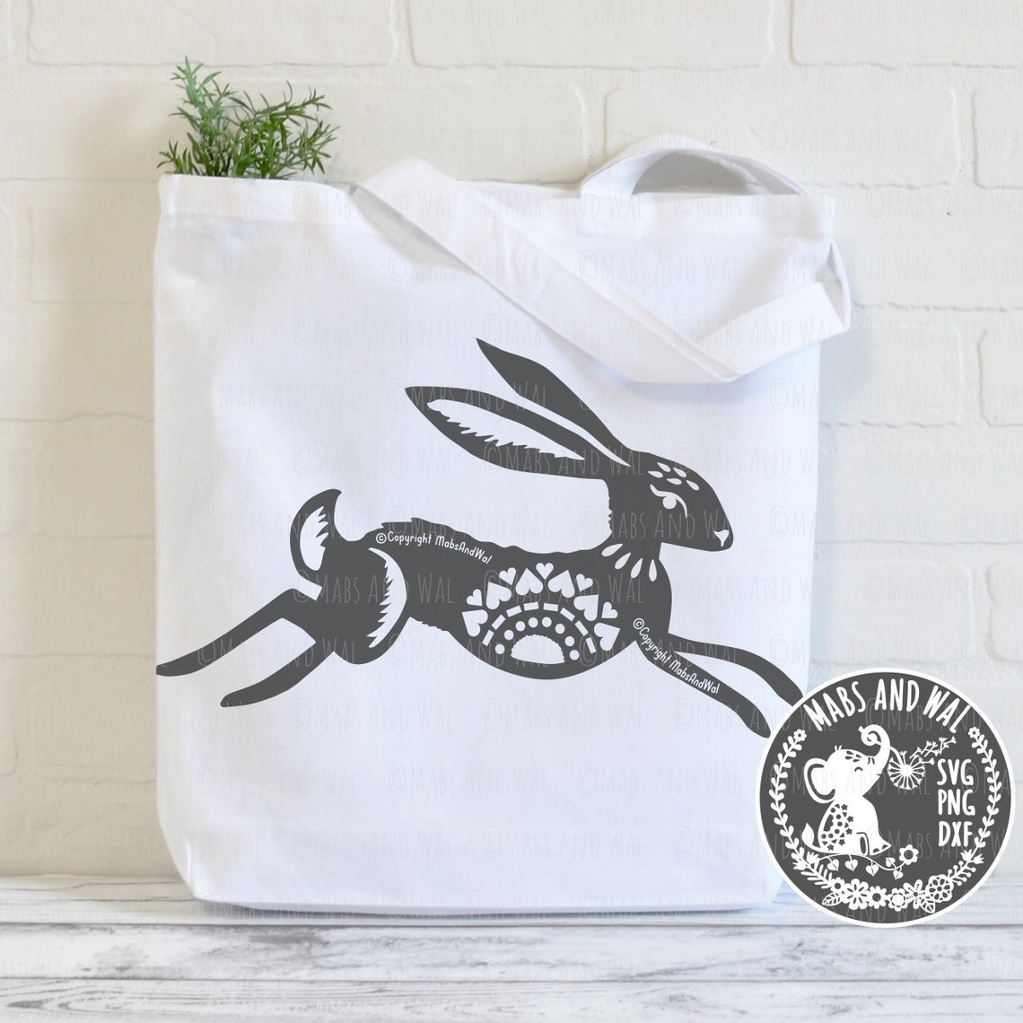 Hare Folk Style SVG PNG DXF Digital Cutting File/march Hare - Etsy