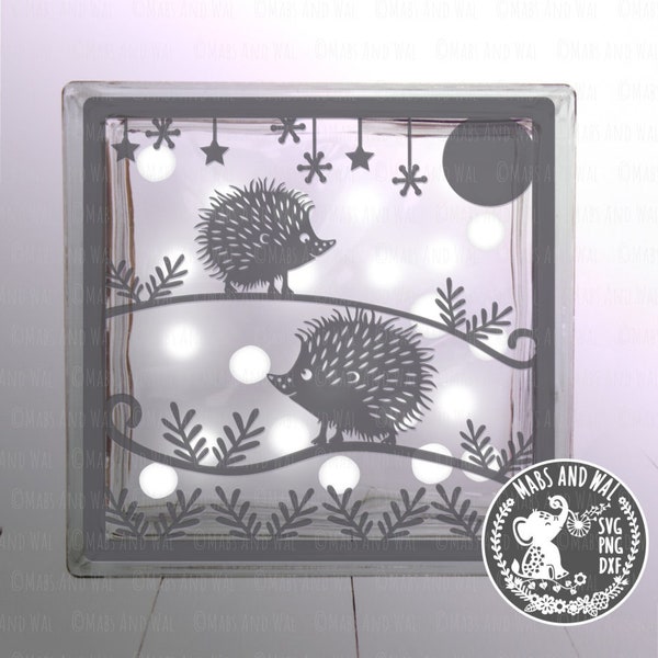 Glass Block Svg Christmas - Etsy