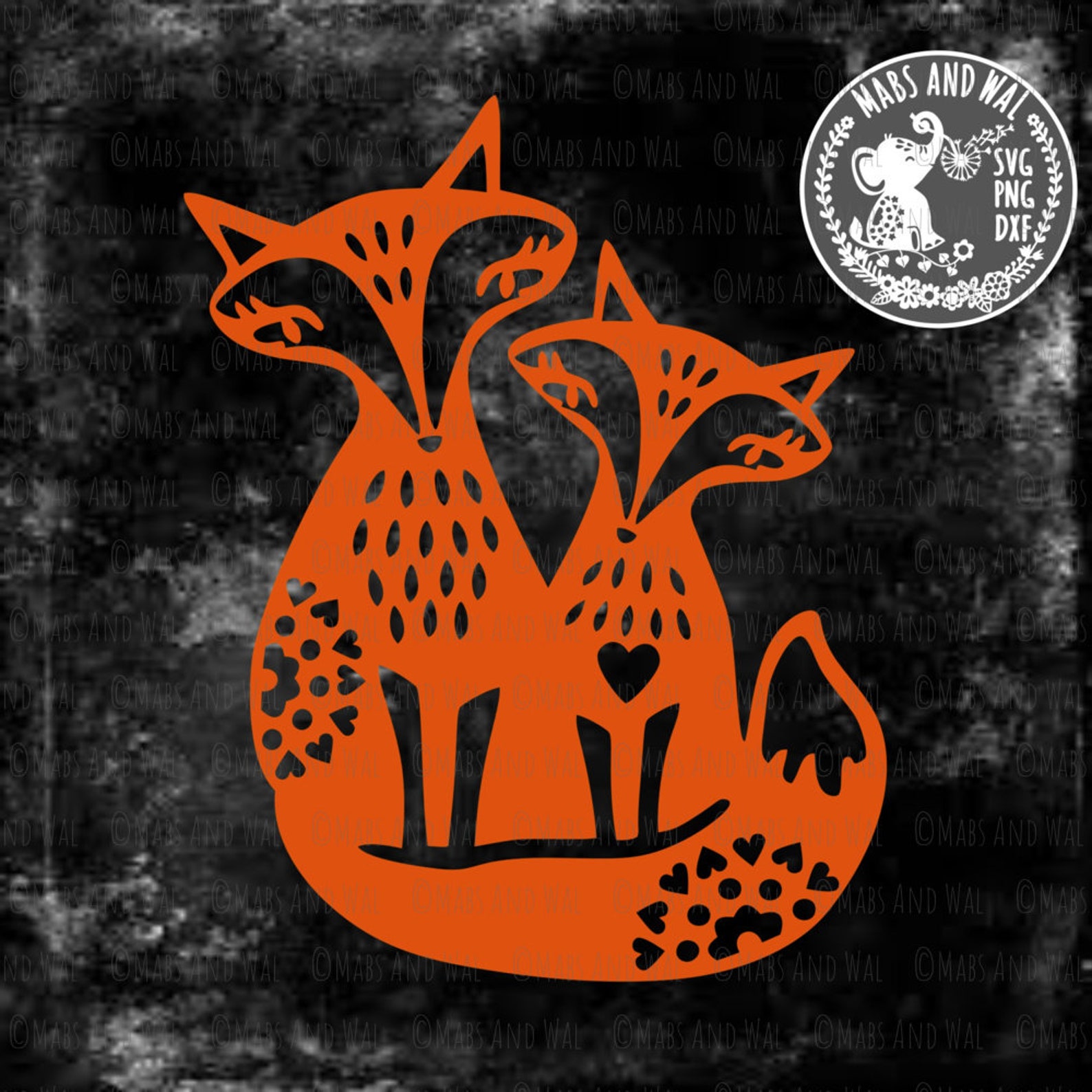 Foxes sitting SVG PNG DXF digital cutting file/fox svg/fox | Etsy