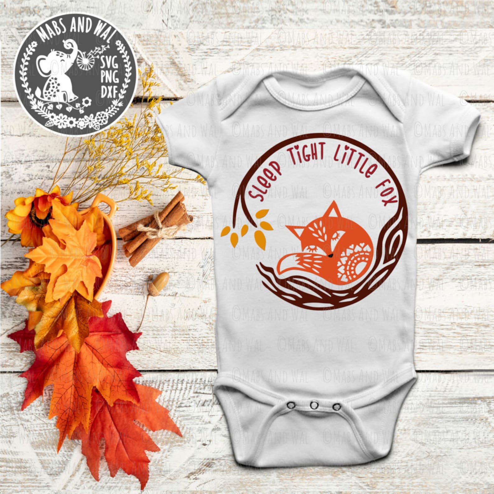 Fox Sleep Tight SVG PNG DXF Digital Cutting File/folk Style - Etsy