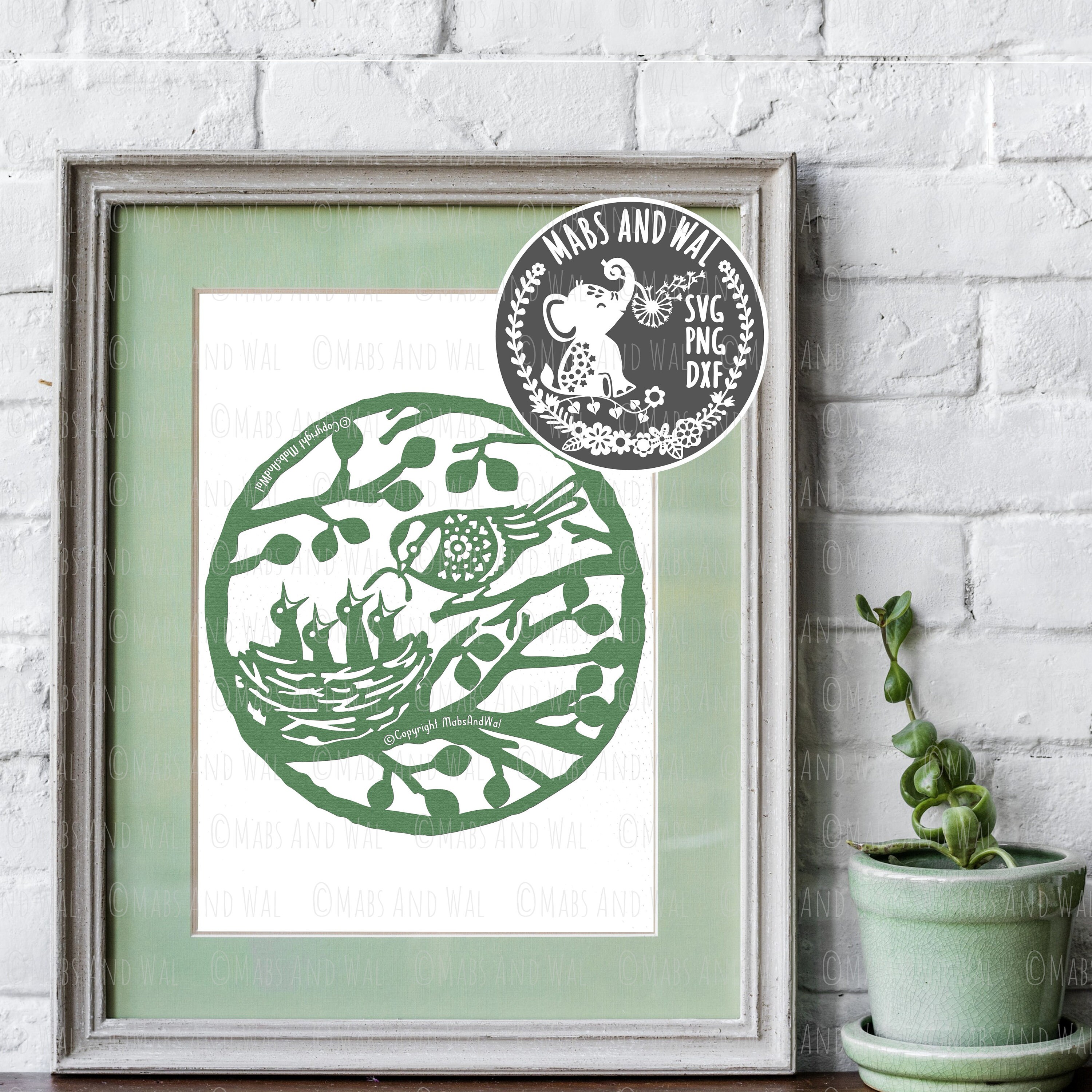 Bird Feeding SVG PNG DXF Digital Cutting File/blue Tit Svg/garden Bird ...