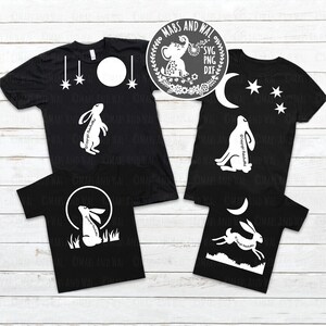 Hare Moon Bundle SVG PNG DXF Digital Cutting File,rabbit Moon Svg,moon ...