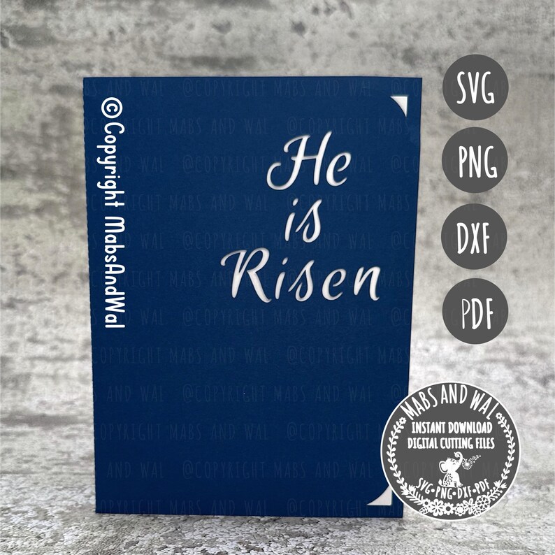Jesus Resurrection Pop-up Easter Card SVG PNG DXF Pdf Digital Cutting ...